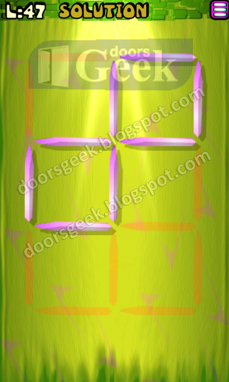 Matches Puzzle [Episode 2] Level 47 Solution ~ Doors Geek